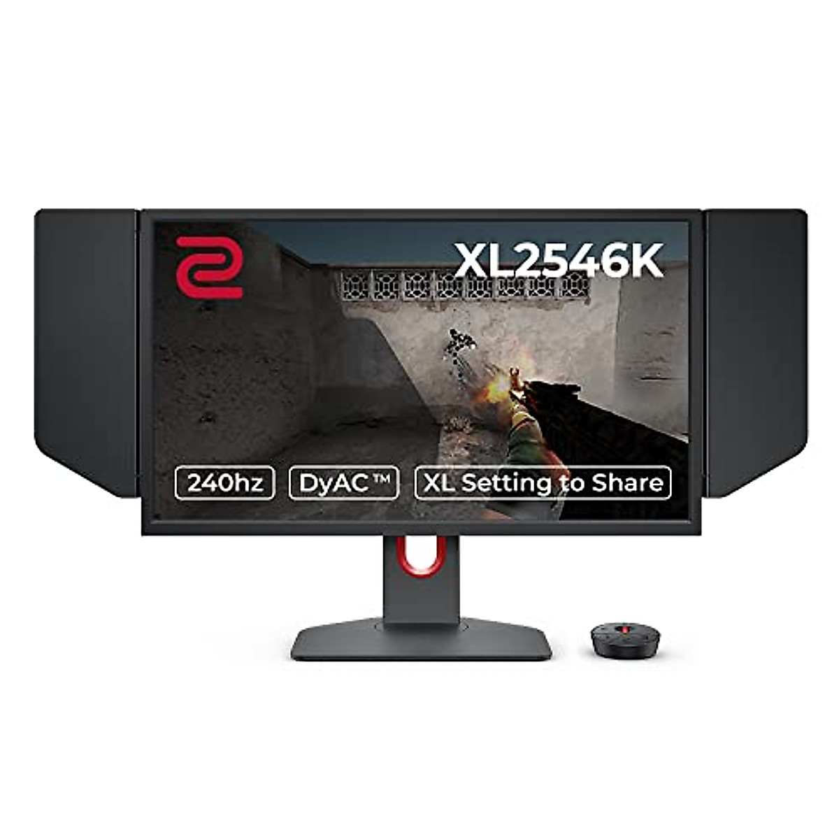 BenQ Zowie XL2546K 24.5 Inch 240 Hz Gaming Monitor, DyAc+, Smaller Base, Shield