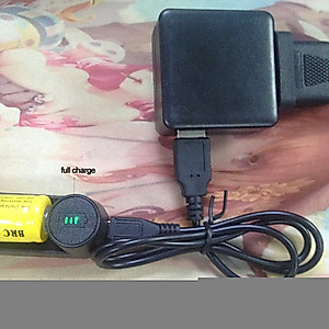 Tebatu USB Rechargeable Battery Charger for Li-ion 10440/14500/14650/16340/17500/17670/18350/18500/18650/18700/22650/25500/26650 3.7V