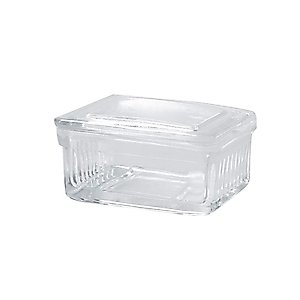 Adamas-Beta Glass Slide Staining Jar,Coplin Staining Jar 10-Slide Capacity