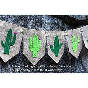 Cactus Party Supplies | Cactus Decor | Taco Party | Burlap Fiesta Party | Birthday Decorations | Cactus Wall décor | Cactus Banner | Nursery décor| Mexican Theme Banner | Fiesta Cactus Sombrero Salsa