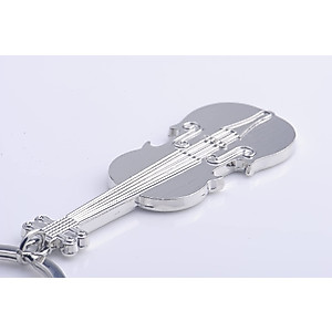 YALLNASL Violin Cello Gifts Keychain for Women Men Music Note Violin Key Ring christmas birthday Gifts for Violin Lovers Players Musicians Creative Gifts for Dad Sister Husbnad BFF