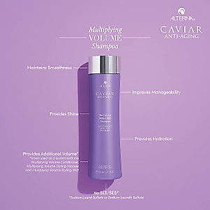 Alterna Caviar Anti-Aging Multiplying Volume Shampoo and Conditioner Jumbo Set, 16.5oz each | For Fine, Thin Hair | Create Instant Volume and Thickness | Sulfate Free