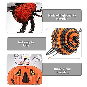 Beavorty 24 pcs Spider Honeycomb Ball Pumpkin Pleated Dot Birthday Paper Balls Decorative Decor Personalized Themed Fans Event Pom Tissue Party Pendant House Poms Indoor Decorations Circle