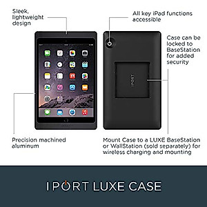 IPORT Luxe (LuxePort) Case iPad Case - Compatible with iPad 10.2 9th gen and iPad 10.2 8th gen - White