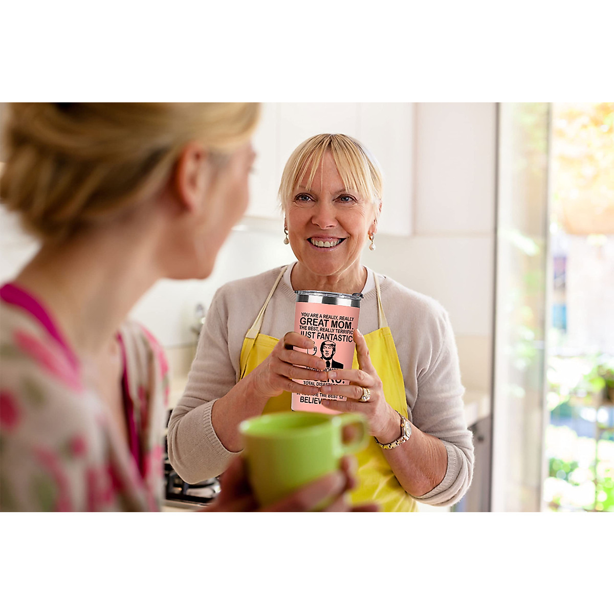 Mothers Day Gifts for Mom from Daughter, Son, Kids - Great Presents Mom Birthday Gifts for New Mom - Tumbler 20oz, Pink