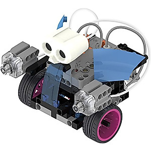 Thames & Kosmos Robotics Workshop Model Building & Science Experiment Kit | Build & Program 10 Robots with Ultrasonic Sensors | Program & Control with App for iOS & Android