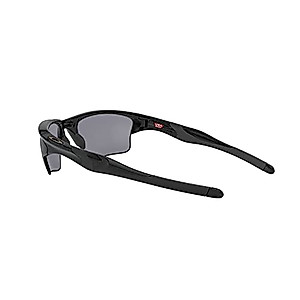 Oakley Half Jacket 2.0 XL OO9154 915401 62mm Polished Black/Black Iridium Sunglasses For Men Bundle Leash +VISIOVA Accessories