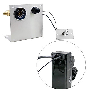 Uniflasy Fire Pit Installation Kit for Propane Connection, Come with 1/2 Key Valve Air Mixer Valve Regulator Hose, Ignition Kit with 2 Outlet and Ground Wire