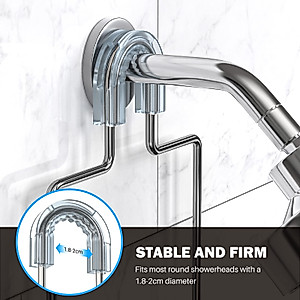 Epicano Anti-Swing Hanging Shower Caddy Stainless Steel 304, Over Head Shower Caddy Rustproof with hooks for Towels, Sponge and more, Chrome