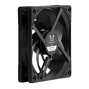 Scythe Wonder Snail 120 PWN - 2400 RPM, 120mm x 25mm Static Pressure Optimized High-Performance Computer Case Fan, Fluid Dynamic Bearing, 4-Pin Connector, Single Pack, Black