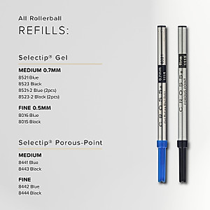 Cross Selectip Gel Rollerball Pen Refill - Blue - Dual Pack