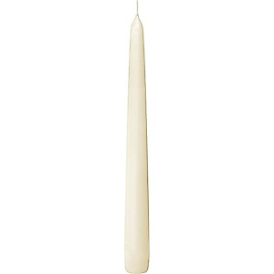 BOLSIUS 30 Count Household Ivory Taper Candles - 10 Inches - Premium European Quality - 8 Burn Hours - Bulk Pack Unscented Dripless and Smokeless Home Décor, Restaurant, Wedding, & Party Candlesticks