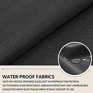 mudilun Outdoor Adirondack Chair Cushion High Weather Resistant Tufted Waterproof Lounge Cushion Anti-Slip Thickened High Back Patio Seat Pads