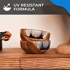 Epoxy Resin 16 Ounce Kit - Crystal Clear, UV Resistant, Self Leveling, Food Safe for Table Top, Arts & Crafts, Casting, Jewelry Making, and Coating - Use with Mica Powder, Silicone Molds, Alcohol Ink