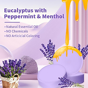 Shower Steamers Aromatherapy Gifts Set for Women, 18-Pack Organic with Eucalyptus Lavender Mint Essential Oil Shower Tablets, Shower Bombs Self Care Gifts for Her, Mom Wife, Lover, Girls