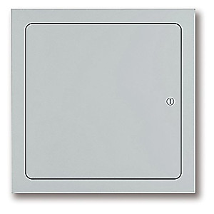 Best - .8" x 8" Universal Flush Premium Access Door with Flange - Stainless Steel