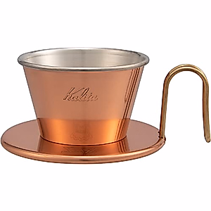 Kalita Wave Series TSUBAME & Kalita WDC-155 #04105 Coffee Dripper, Made in Japan, For 1 to 2 People