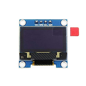 5PCS 0.96 OLED Display Module IIC 128 x 64 Pixel 12864 OLED White I2C 0.96inch OLED Display IIC Serial with SSD1306 Chip for Raspberry Pi