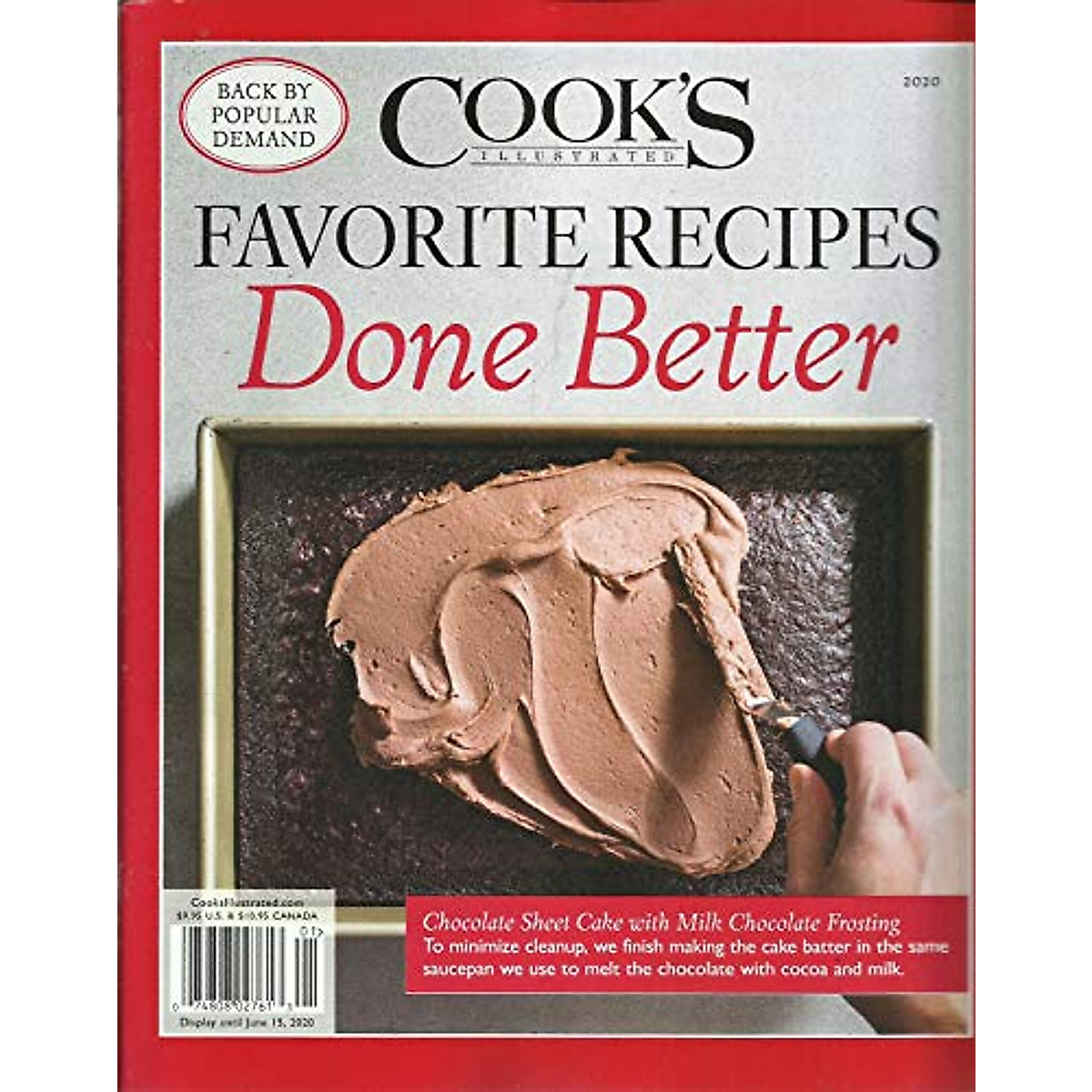 COOK'S ILLUSTRATED MAGAZINE, FAVORITE RECIPES DONE BETTER, ISSUE, 2020