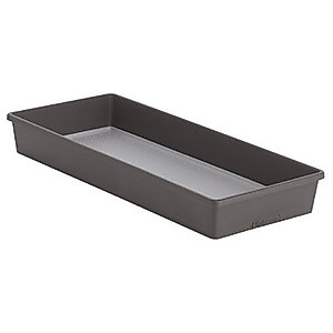 madesmart Classic 15.5" x 6.6" Bin - Granite | CLASSIC COLLECTION | Multi-Purpose Storage Organizer | Soft-grip Lining and Non-slip Rubber Feet BPA-Free, Model Number: 29656