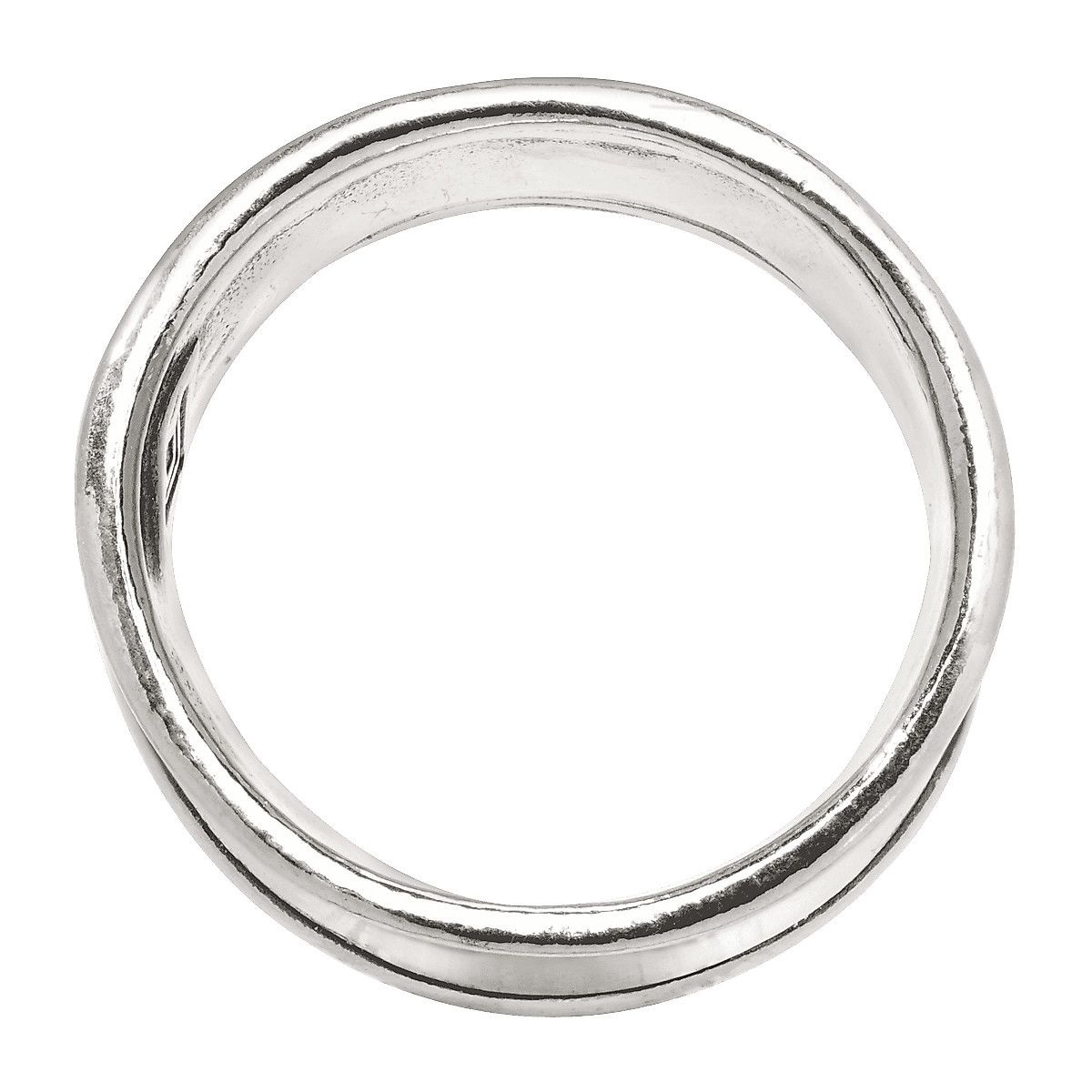 Silpada 'Hammered Cuff' Ring in Sterling Silver, Size 8, Size 8