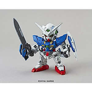 Bandai Hobby SD EX-Standard Gundam Exia Action Figure, Multi-Colored, 8" (BAN202753)