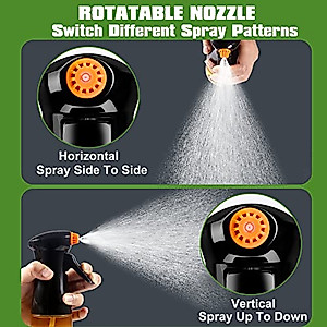 Oil Sprayer for Cooking, Upgraded Olive Oil Sprayer Bottle, Air Fryer Accessories, Oil Mister for Air Fryer, 7oz/200ml Oil Vinegar Spritzer, Kitchen Gadgets for Salad, BBQ, Roasting (Black)