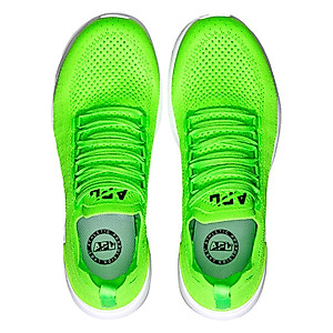 APL Athletic Propulsion Labs Women's Techloom Breeze Shoe, Green/Black/White, 7.5