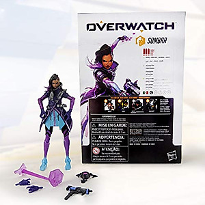 Hasbro Gaming E6487AS00 Overwatch Ultimates Series Sombra 6" Collectible Action Figure