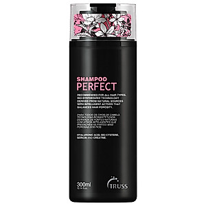 Truss Perfect Shampoo - For All Hair Types, Promotes Healthy Growth For Younger looking, Silkier Hair. Perfect Treatment For Roots To Ends. No Dyes, Ph Balanced
