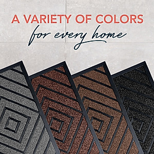 ubdyo - Durable Outdoor Mat - Front Door Mat - 30''x18'' - Welcome Mats Outdoor - Outdoor Mat - Entryway - Grey (1-Pack)