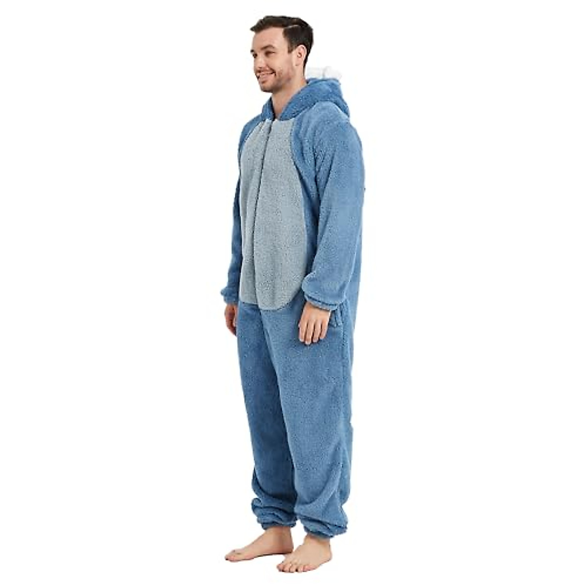 III HHONS Onesies Animal Adult Costume Pajamas Cosplay Halloween Onesie for Men Women