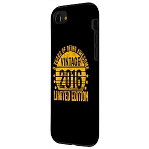 iPhone SE (2020) / 7 / 8 8 Year Old Vintage 2016 Limited Edition Bday Case