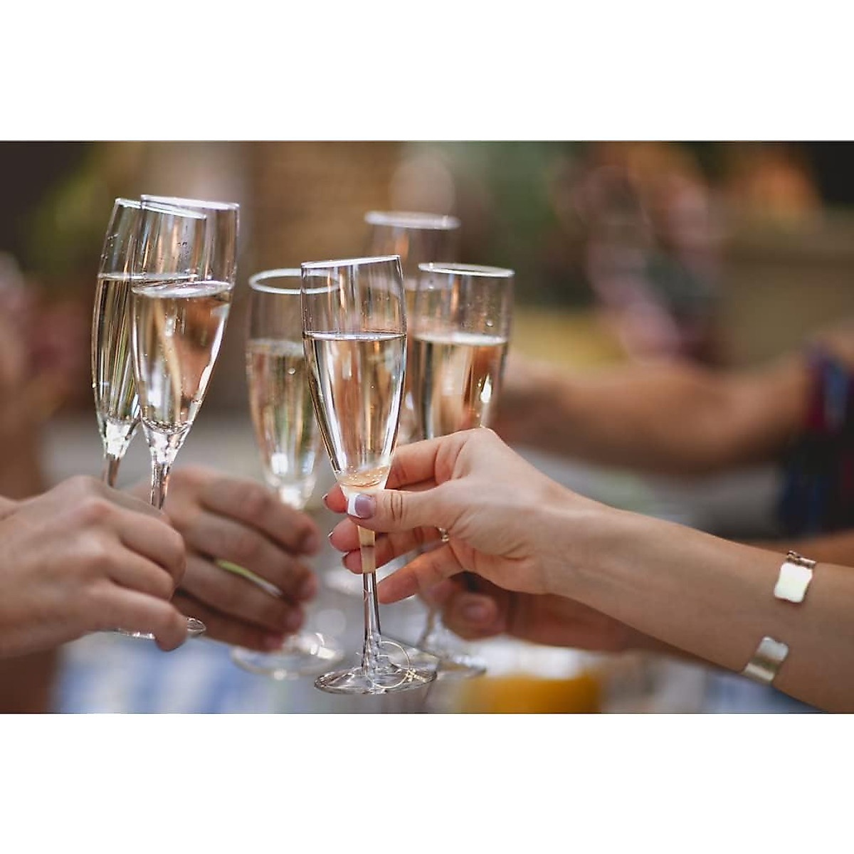 Pride & par Gold Bling Letter Wine Glass Charms, 26 piece/Set, Diamond Wine Glass Markers for Stem Glasses, Shinny Wine Glass Decoration Mix & DIY for Weddings, Parties (1)