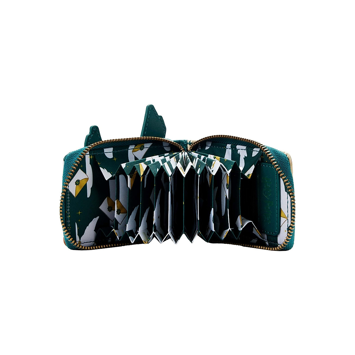 Loungefly Harry Potter Golden Hogwarts Accordion Wallet Standard