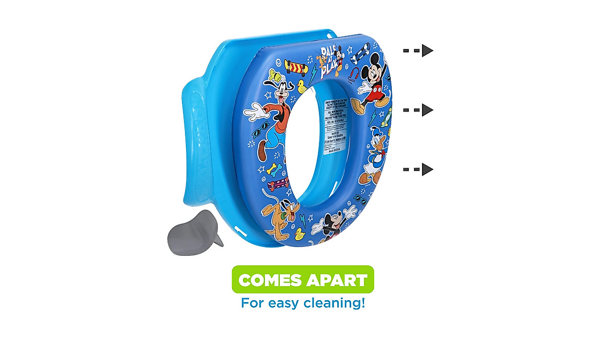 Disney Mickey Mouse Soft Potty Training Seat - Safe & Easy