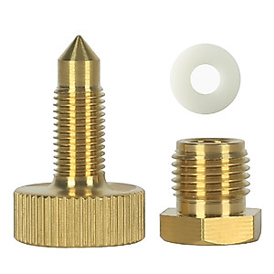 HMKUGO 2PCS PCP Airsoft High Pressure Pump Safety Bleeder Valve M10x1 Air Bleed Valve Adapter 300bar/4500psi