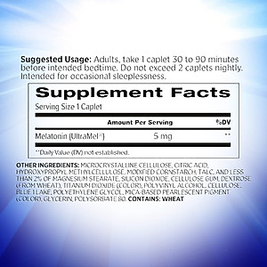 REMfresh Extra Strength 5mg Melatonin Sleep Aid Supplement (36 Caplet) | Sleep Supports Immune Function | #1 Doctor Recommended | Pharmaceutical-Grade, Ultrapure Melatonin