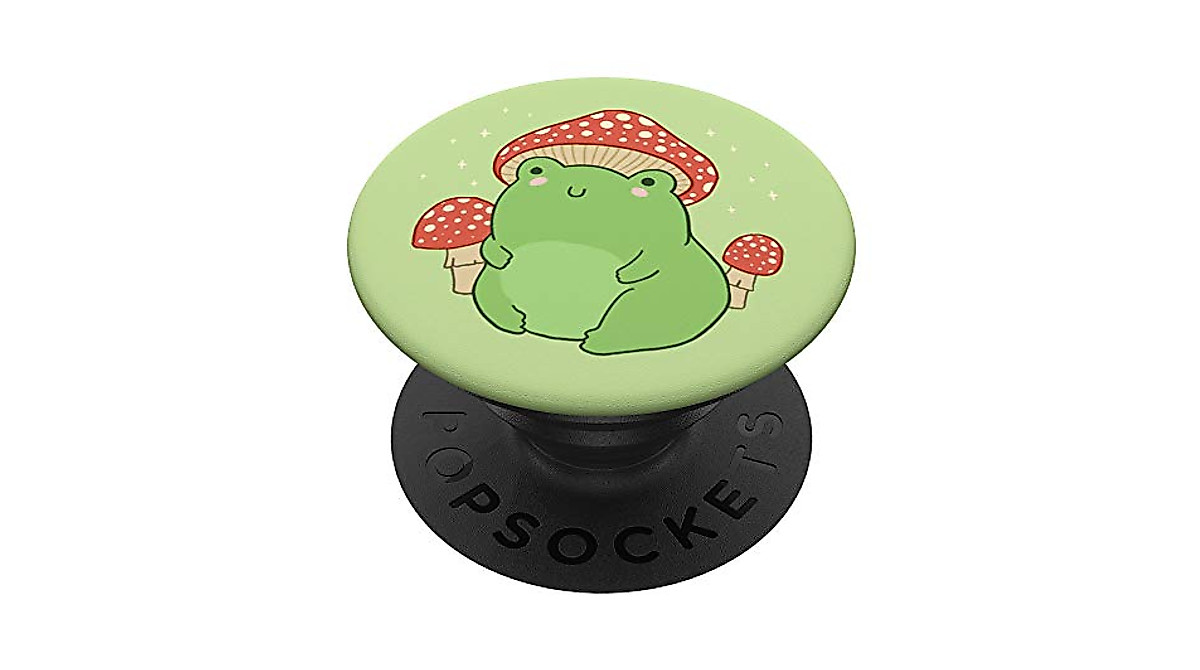 Cute Frog Mushroom Hat - Stylish Cottagecore PopSocket