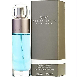 Perry Ellis 360 Eau De Toilette Spray for Men, 1.0 Ounce
