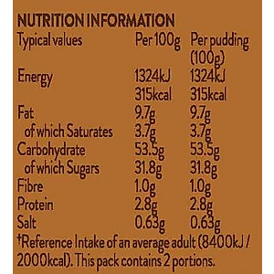 Mr Kipling Sticky Toffee Sponge Puddings 2X95G