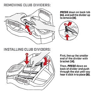 IZZO Golf Transport Golf Cart Bag Perfect for Riding or a Push cart - Lime, Black, White