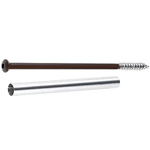 FastenMaster FMGUT007-25BR 7 Inch Gutter Screws, Brown, 25-Pack