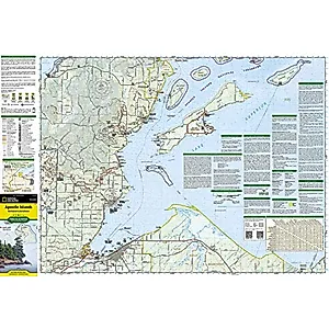 Apostle Islands National Lakeshore Map (National Geographic Trails Illustrated Map, 235)