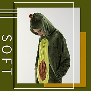 COSUSKET Snug Fit Unisex Adult Onesie Pajamas, Flannel Cosplay Animal One Piece Halloween Costume Sleepwear Homewear