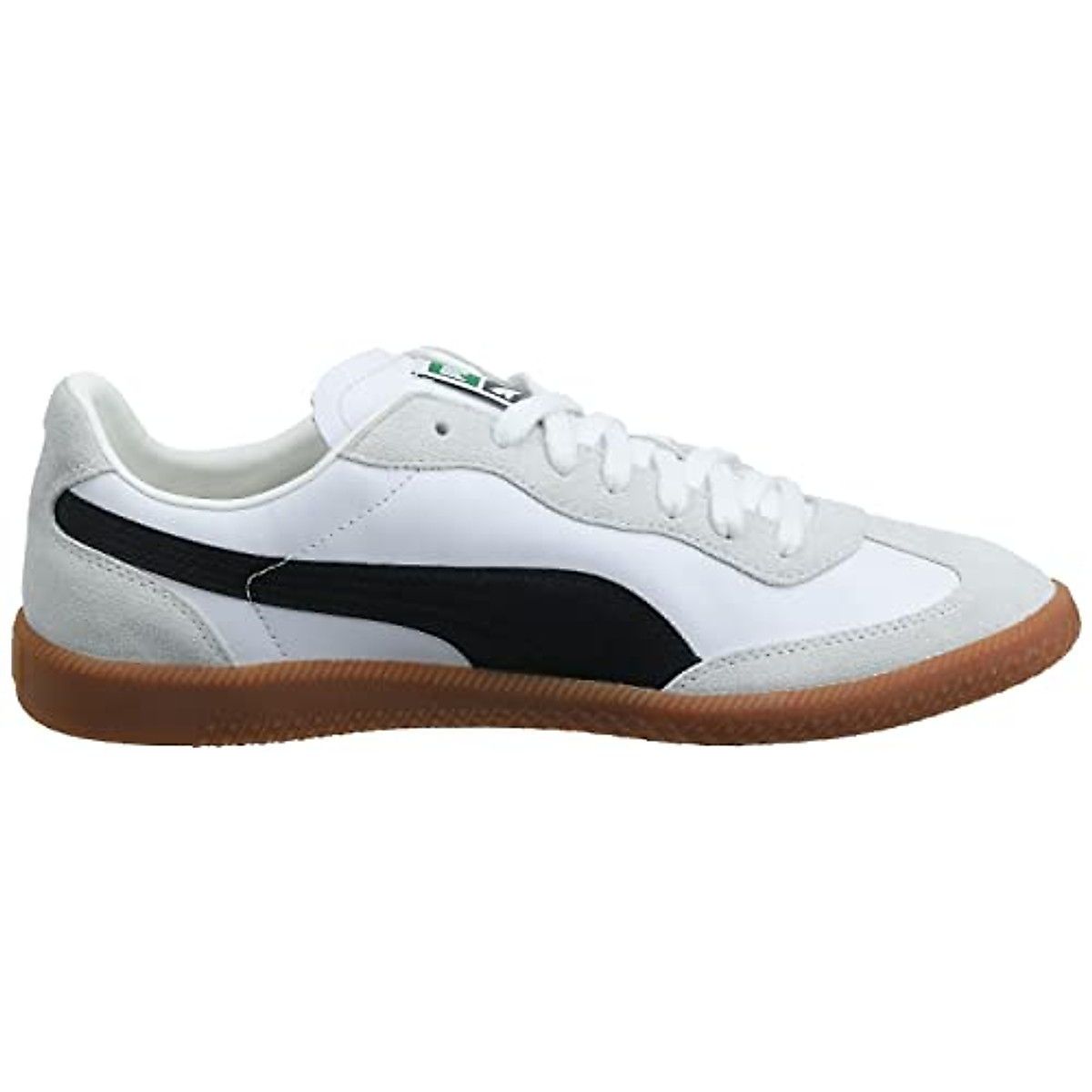 PUMA mens Super Liga Og Sneaker, Puma White-puma Black-puma Team Gold, 11 US