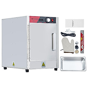 GarveeTech 4-Tier Hot Box Food Warmer 16x23x22.43", 850w Food Warmer Cabinet/Proofing Cabinet with Water Tray, Suitable for 1/1 Size Food Pans, Ideal for Restaurant Pizza, Chicken, Patty, Pastry