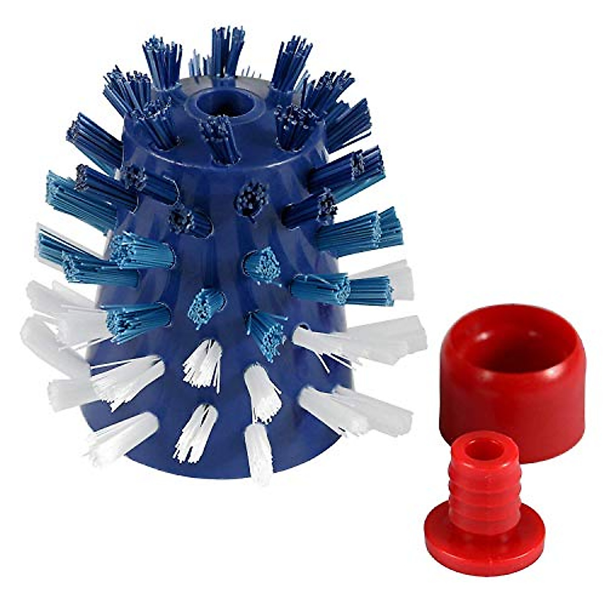 The Original Pool'N Brush Sweep Hose End Tail Scrubber / Brush (Foam replacement) for Polaris/Pentair Pool Cleaner . - No Splash!