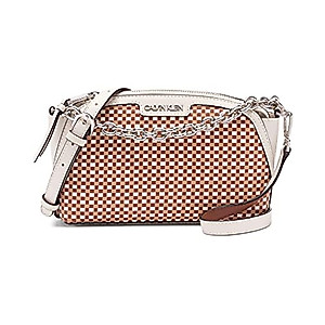 Calvin Klein Hailey Micro Pebble Small Crossbody, Rye Multi Weave