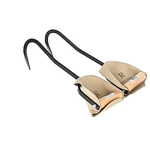 Red Rooster Hay Hook with Leather Guard 15" Flat Steel 2 Pack